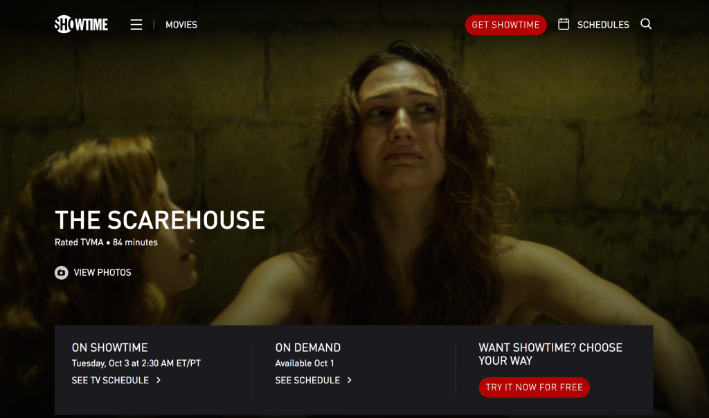 Showtime For Scarehouse - Gavin Michael Booth